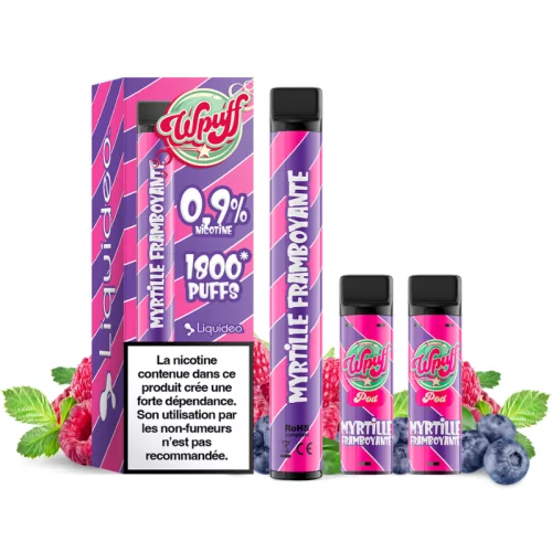 Wpuff 1800 rechargeable - Liquideo