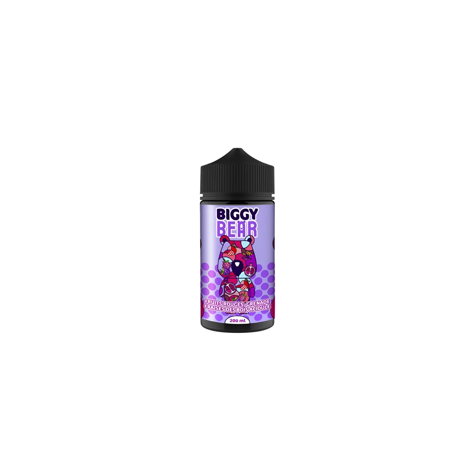 E-liquide Fruits Rouges Grenade Fraises des Bois Acidulé 200 ml Biggy ...
